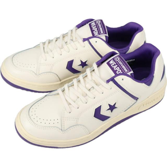 コンバース CONVERSE スニーカー ウエポン CC OX WEAPON CC OX オフホワイト/パープル OWT/PUR