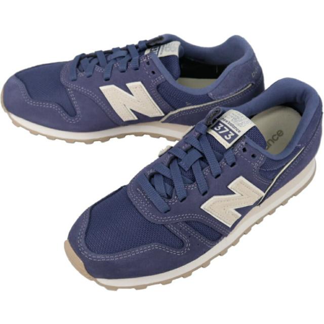 ニューバランス New balance スニーカー WL373 SE2 NAVY ネイビー/クリーム 紺 クラシック ランニングシューズ スエード メッシュ