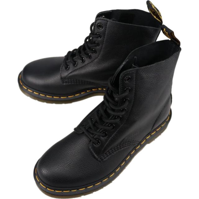 交換・返品 初回時送料無料（沖縄県を除く）ドクターマーチン Dr.Martens 1460 PASCAL VIRGINIA 8 ホールブーツ BLACK ブラック 13512006