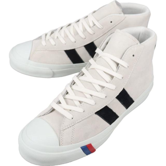 プロケッズ PRO-keds スニーカー ロイヤル プラス スエード ハイ ウォータープルーフ  PLUS SUEDE HI WP ホワイト PN1121WP
