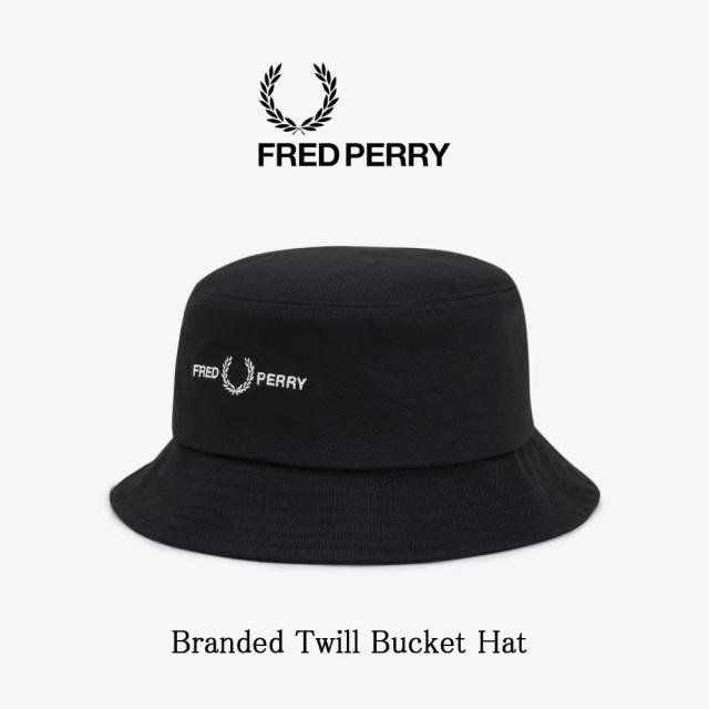 フレッドペリー FRED PERRY 帽子 ブランド ツイル バケットハット Branded Twill Bucket Hat HW9666 102