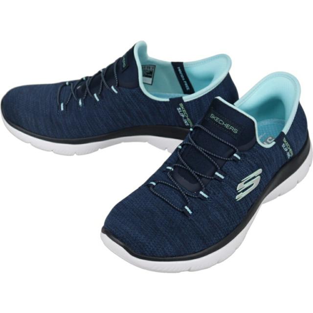 スケッチャーズ SKECHERS スニーカー スリップインズ サミッツ エブリデイ セット SUMMITS EVERYDAY SET ネイビー/アクア 150264 NVAQ