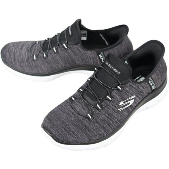 スケッチャーズ SKECHERS スニーカー スリップインズ サミッツ エブリデイ セット SUMMITS EVERYDAY SET ブラック/ホワイト 150264 BKW