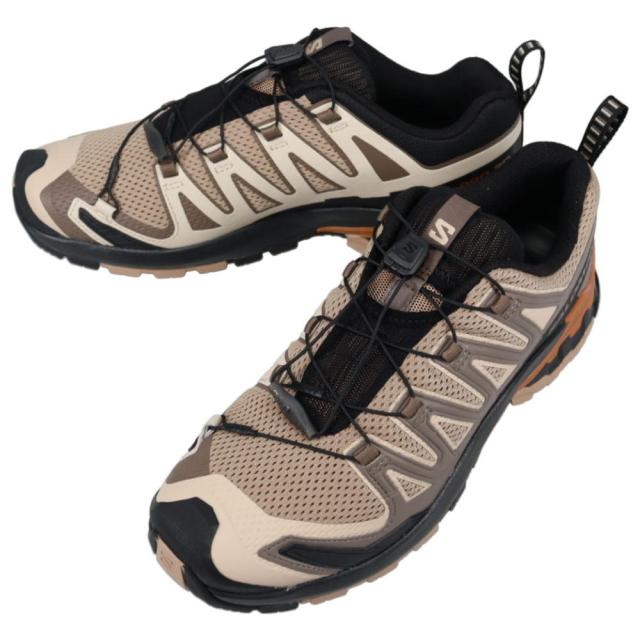 サロモン salomon トレイルランニングシューズ エックスエー プロ 3D V9 XA PRO 3D V9 ナチュラル/ブラック/シュガーアーモンド 472720