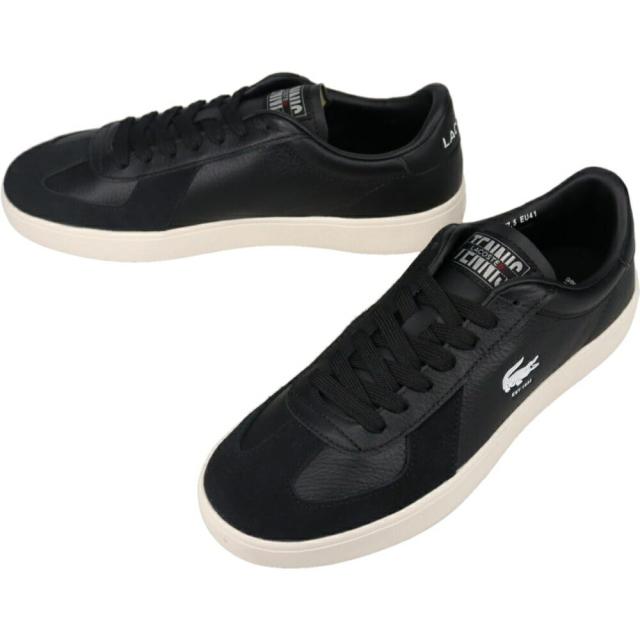 ラコステ LACOSTE ベースショット プロ BASESHOT PRO 125 3 SMA 49SMA0063 454 ブラック/オフホワイト