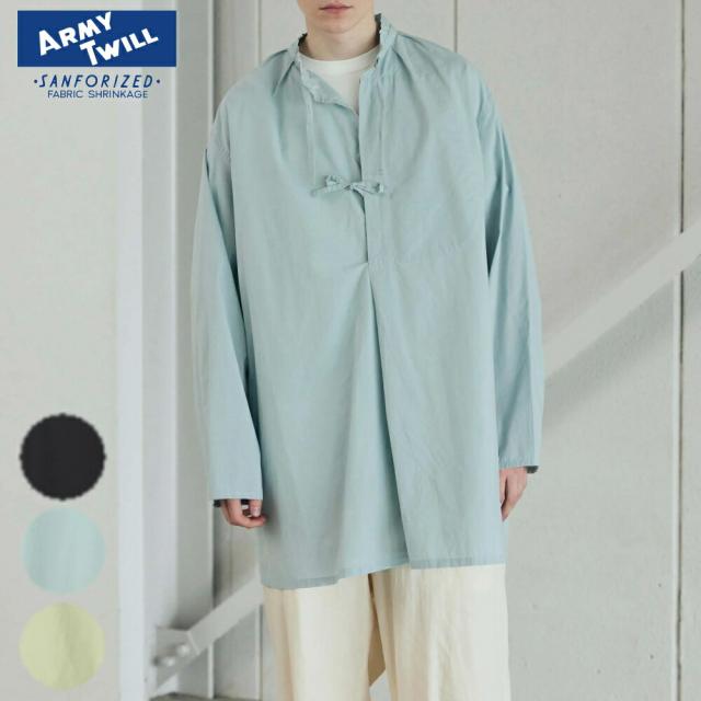 アーミーツイル ARMY TWILL ウェア コットン ローン スモック Cotton Lawn Smock  2517005 ブラック ミントグリーン ライトブルー