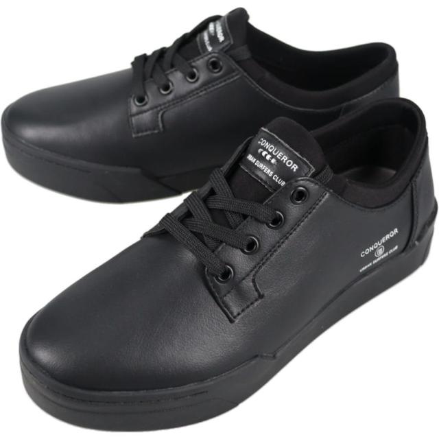 コンカラー conqueror スニーカー プラハ ウォーターテックス PRAHA WATER-TEX ブラック