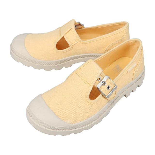 パラディウム PALLADIUM スニーカー パンパ メリージェーン ウォッシュド PAMPA MARYJANE WASHED ピナ コッタ 94475-721-M