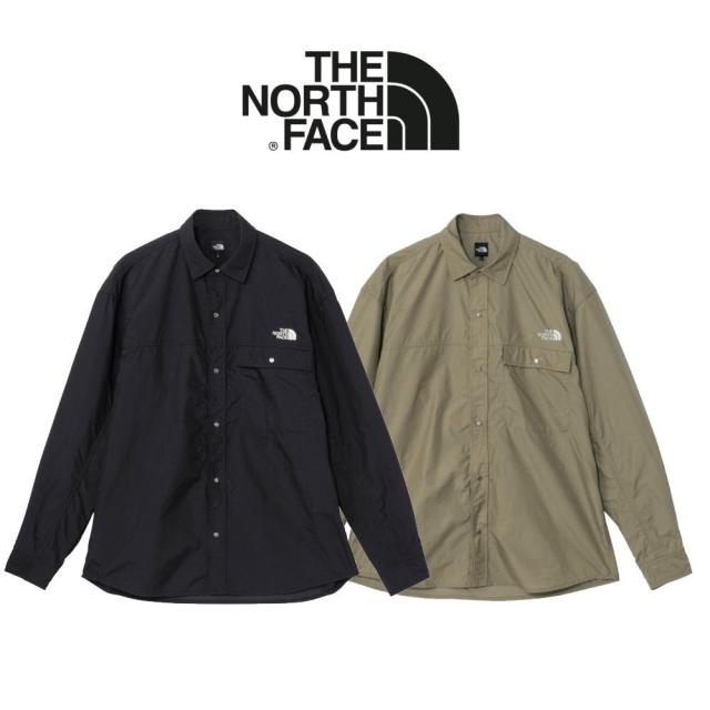 ノースフェイス THE NORTH FACE ユニセックス ロングスリーブヌプシシャツ L/S Nuptse Shirt NR12552 K（ブラック）CK（クラシックカーキ）