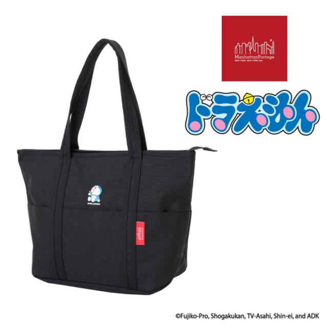 マンハッタンポーテージ Manhattan Portage TOMPKINS TOTE BAG DORAEMON 25 トンプキンス トートバッグ ドラえもん 25 1336Z-DORA-25 BLK