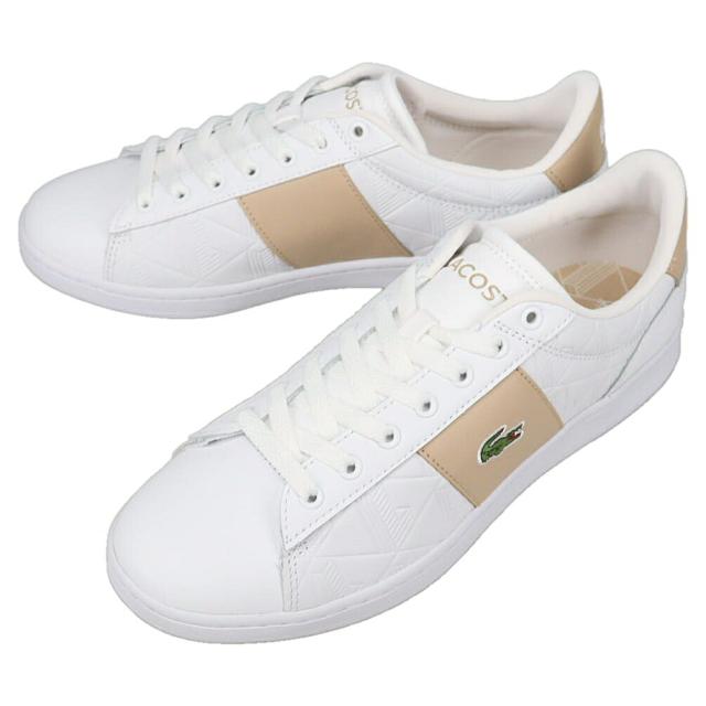 ラコステ LACOSTE スニーカー CARNABY SET 1252 APAC SMA 49SMA0219 2J8 ホワイト/LTブラウン