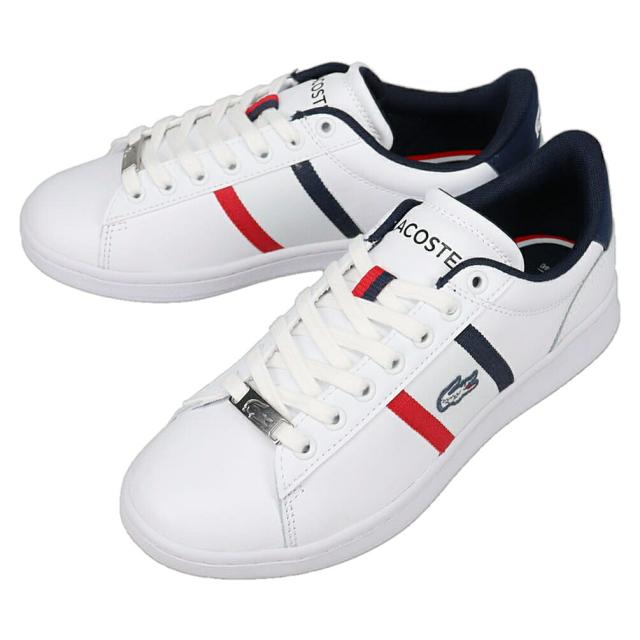 ラコステ LACOSTE スニーカー CARNABY SETCGR1251 AP SFA 49SFA0019 407 ホワイト/ネイビー/レッド