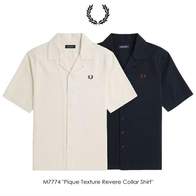 フレッドペリー FRED PERRY シャツ ブラウス Pique Texture Revere Collar Shirt M7774 248 560