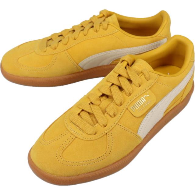 プーマ PUMA スニーカー パレルモ PALERMO イエローシズル/アルパインスノー 396463 48