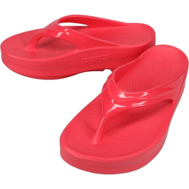 ウーフォス OOFOS サンダル ウィメンズ ウーメガ ウーララ ネオンベリー WOMEN'S OOMEGA OOLALA NEON BERRY