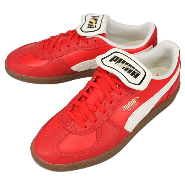 プーマ PUMA スニーカー パレルモ プレミアム PALERMO PREMIUM フォーオールタイムレッド/ウォームホワイト 401744 03
