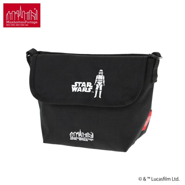 マンハッタンポーテージ ナイロン メッセンジャー バッグ (XXS) バック ポケット W/ ディバイダー マグネット 2025/スターウォーズ ブラック 1603-BP-D-MGNT-STW-25 BLK
