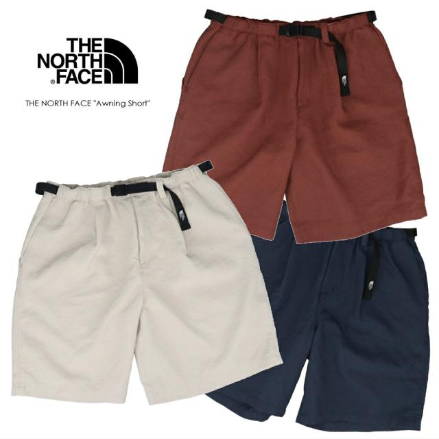 ノースフェイス THE NORTH FACE オーニング ショーツ AWNING SHORT NB42561 AN(アビエイターネイビー) FI(フォッシルアイボリー) CN(チップブラウン)
