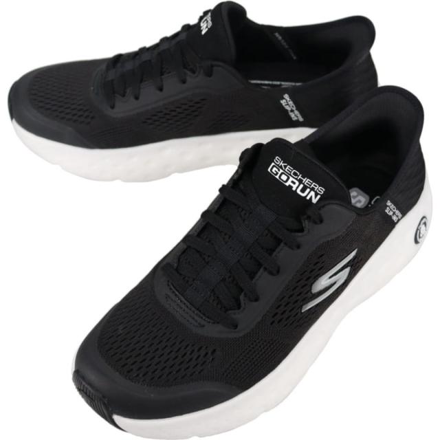 スケッチャーズ SKECHERS スニーカー メンズ スリップインズ マックスクッショニング ハイパー クレイズ 220701 BLK ブラック/ホワイト