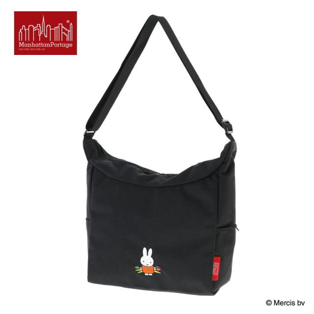 マンハッタンポーテージ Manhattan Portage ベッド スタイ ショルダーバッグ 500D コーデュラ ミッフィー 70 BED-STUY SHOULDER BAG 500D CORDURA MF70 ブラック 6041-500CD-MF-70TH BLK