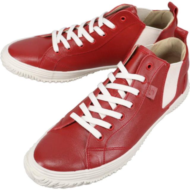 スピングル SPINGLE スニーカー SP-442 ディープレッド DEEP RED 217