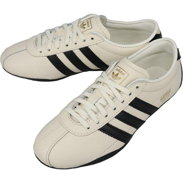 アディダス adidas スニーカー トーキョー ウィメンズ TOKYO W オフホワイト/コアブラック/ゴールドメタリック JQ0597