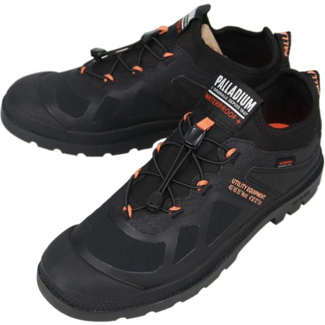 パラディウム PALLADIUM スニーカー パンパ LT プラス ロー XPLR ウォータープルーフ プラス  PAMPA LT+ LO XPLR WP+ ブラック 74474-008-M