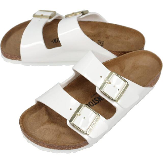 ビルケンシュトック BIRKENSTOCK サンダル アリゾナ ビルコフロー パテント Arizona BS パテントホワイト 1005293 レギュラー幅