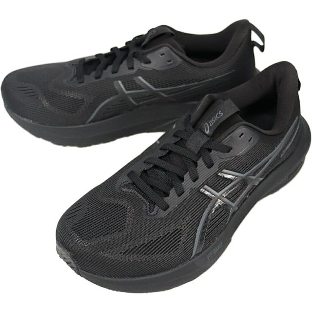 アシックス asics スニーカー メンズ GT-1000 14 ブラック/ブラック 1011C076-003 エクストラワイド