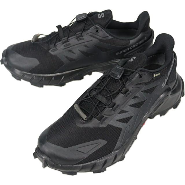 サロモン salomon ウィメンズ トレイルランニングシューズ スピードクロス 6 ゴアテックス SPEEDCROSS 6 GORE-TEX ブラック/ブラック/ブラック 417339