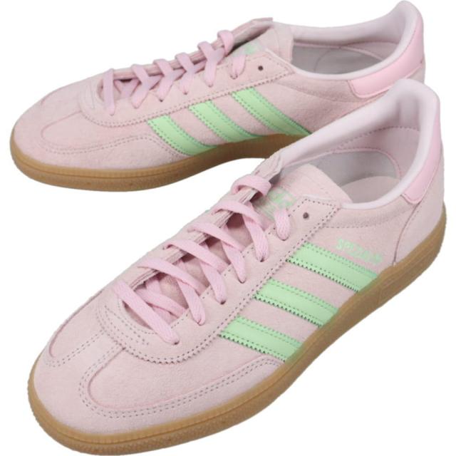 アディダス adidas スニーカー ハンドボール スペツィアル W HANDBALL SPEZIAL W オールモストピンク/セミグリーンスパーク/クリアピンク  JR3640
