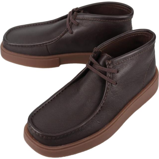 クラークス Clarks メンズ トービュー ハイ Torview Hi ブラウンレザー 26183441