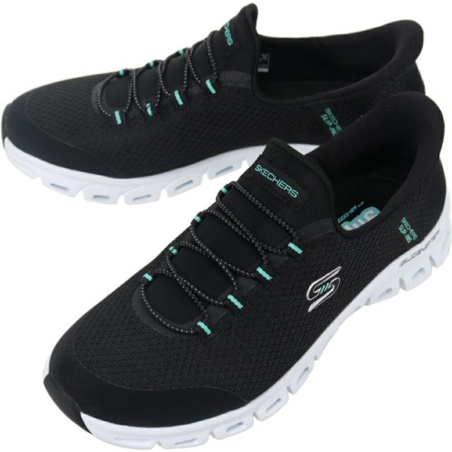 スケッチャーズ SKECHERS スニーカー グライドステップ - パースート GLIDE-STEP - PURSUIT ブラック/ターコイズ BKTQ 104547
