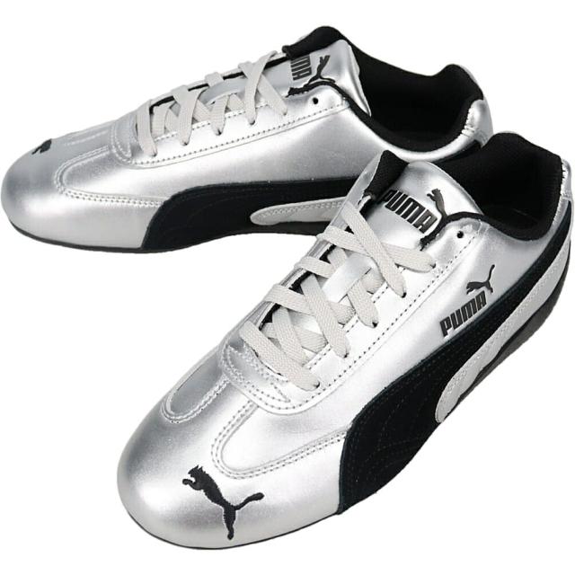 プーマ PUMA スニーカー スピードキャット メタリック Speedcat lic プーマシルバー/プーマブラック 403689 01