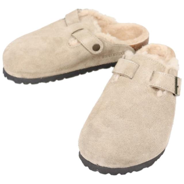 ビルケンシュトック BIRKENSTOCK メンズ サンダル ボストン シアリング Boston Shearling トープ 1028289 レギュラー幅