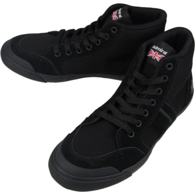 アドミラル Admiral スニーカー イノマー ハイ キャンバス INOMER HIC ブラック AD612