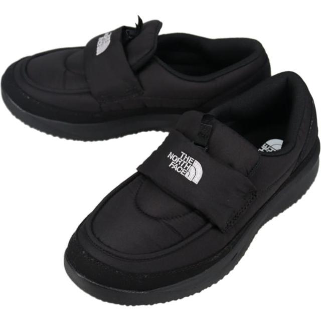 ノースフェイス THE NORTH FACE ヌプシ ローファー Nuptse Loafer TNFブラック/TNFブラック NF52575 KK