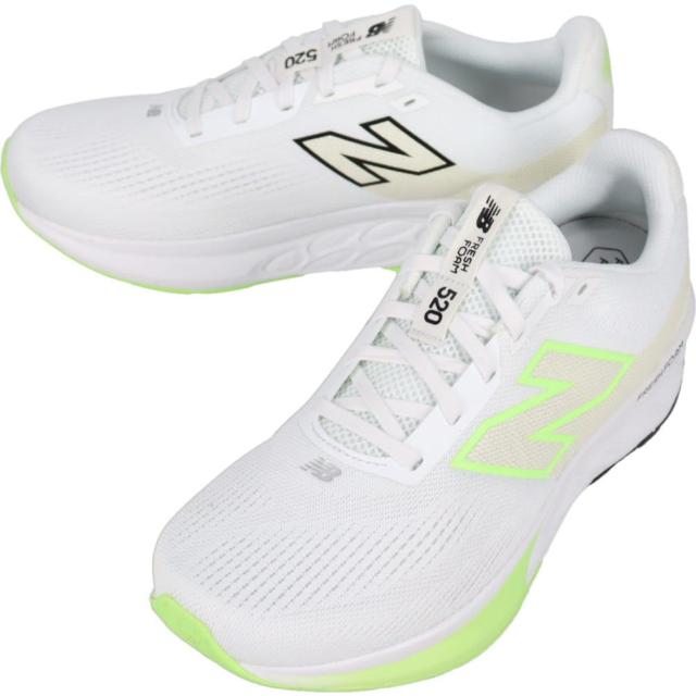 ニューバランス New balance ランニングシューズ フレッシュフォーム 520 v9 Fresh Foam 520 v9 M520 CW9 ホワイト/ライム