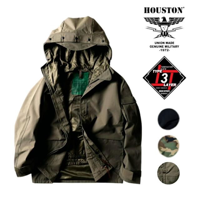 ヒューストン HOUSTON エクワックス パーカー ECWCS PARKA 50311 BK(ブラック) OD(オリーブドラブ) WD(ウッド)