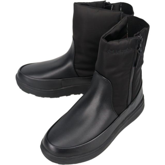 コロンビア Columbia ブーツ サップランド スリー ディーヴァ サイドジップ ウォータープルーフ オムニヒートインフィニティ SAPLAND 3 DIVA SIDE-ZIP WP OHI  YL8933-010 ブラック