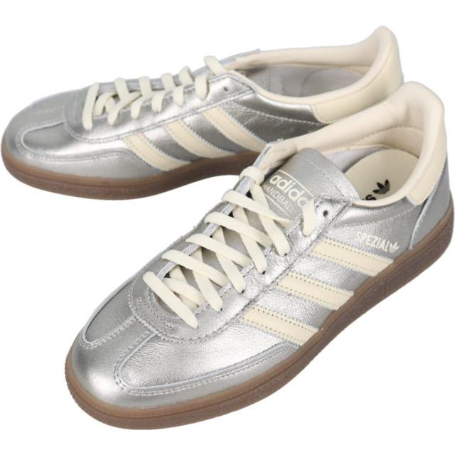 アディダス adidas スニーカー ハンドボール スペツィアル ウィメンズ HANDBALL SPEZIAL W マットシルバー/クリームホワイト/ガム JS2630