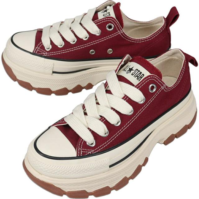 コンバース CONVERSE スニーカー オールスター トレックウエーブ FS OX ALL STAR TREKWAVE FS OX バーガンディー BURGUND 1SE817