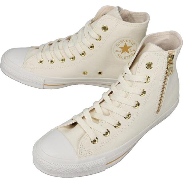 コンバース CONVERSE スニーカー オールスター ゴールドストライプ Z HI ALL STAR GOLDSTRIPE Z HI クリーム CREAM 1SE859 31316630