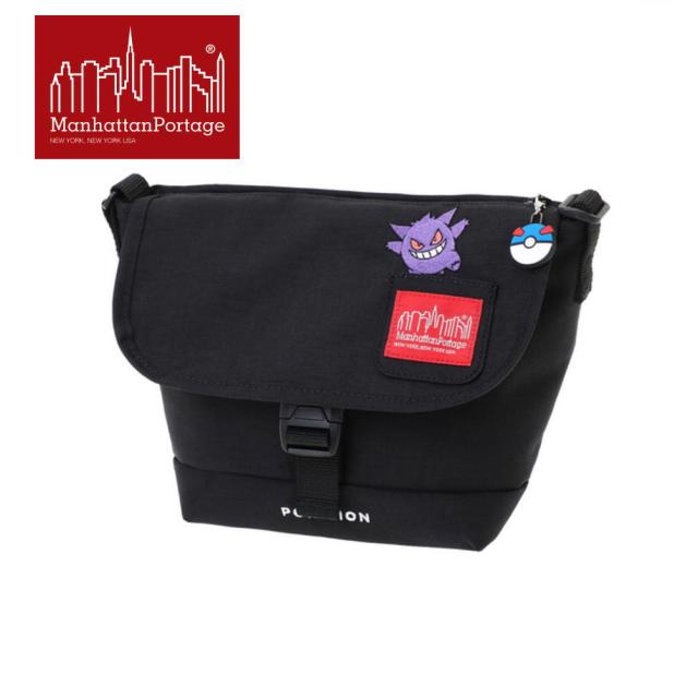マンハッタンポーテージ Manhattan Portage NYLON MESSENGER BAG (XXS) FZP ポケモン 25 ブラック 1603-FZP-PKMN25 BLK