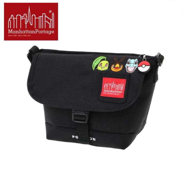 マンハッタンポーテージ Manhattan Portage NYLON MESSENGER BAG (XXS) FZP ポケモン 25 ZA ブラック 1603-FZP-PKMN25-ZA BLK