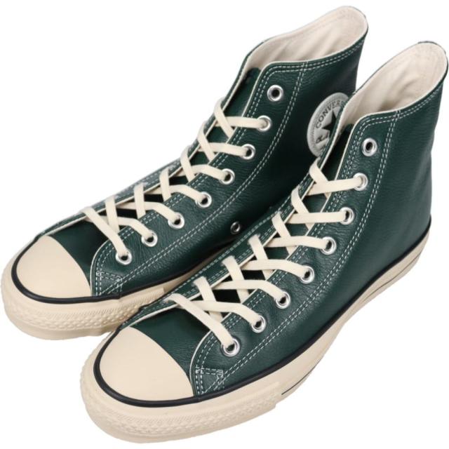 コンバース CONVERSE スニーカー レザー オール スター J HI LEATHER ALL STAR J HI ディープグリーン DEP.GRN 31316730