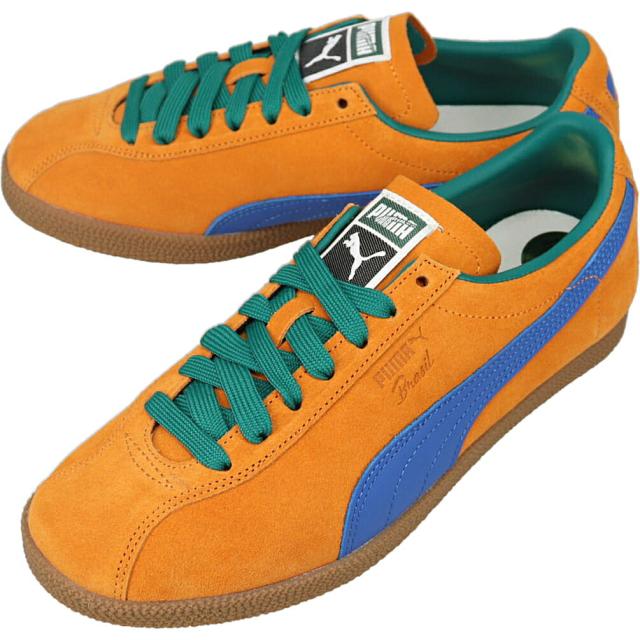 プーマ PUMA スニーカー ブラジル Brasil ダークポピー/マウンテンブルー 401048 07