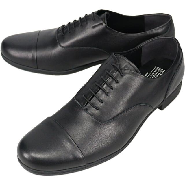 ショセ chausser メンズ キャップ トゥ シューズ CAP-TOE SHOES ブラック TR-001M BL