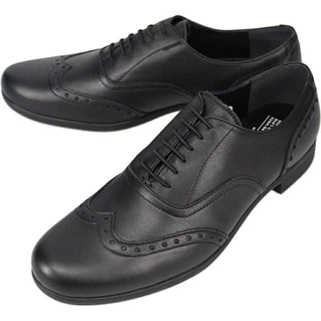 ショセ chausser メンズ ウィングチップ シューズ WINGTIP SHOES ブラック TR-004M BL