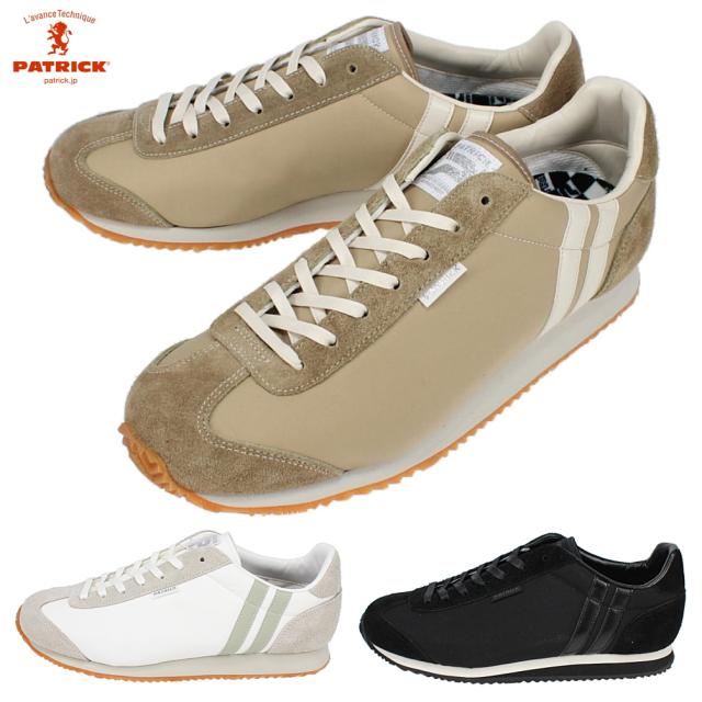 交換返品送料無料 パトリック スニーカー ネバダ ブリザテックナイロン NEVADA-BN ホワイト(WHT/503090) ブラック(BLK/503091) ベージュ(BGE/503093)